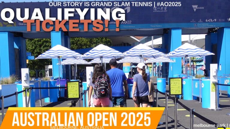 How to find Ground Pass & Qualifying tickets | Australian Open #AO2025 ...